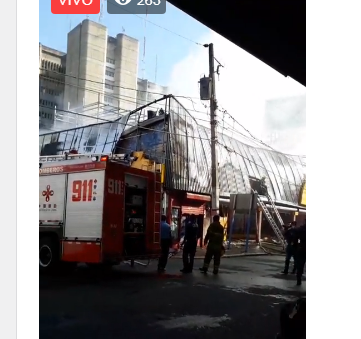 VÍDEO /Fuego consume edificio Aro y Pedal frente al huacal – El Granero ...